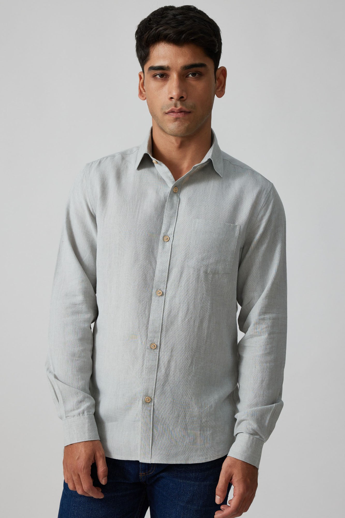 Shirt for Men | TENCEL™ Shirt Mineral Grey